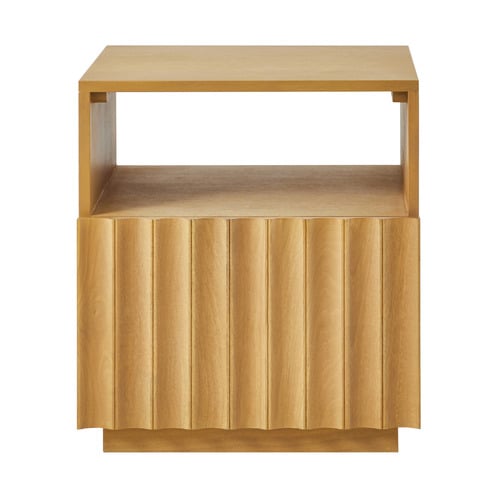Mia Mango Wood Bedside Table | Temple & Webster