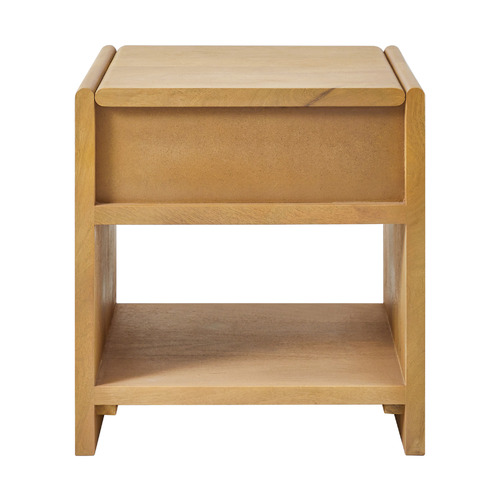 Temple & Webster Joey Mango Wood Bedside Table
