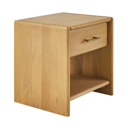 Temple & Webster Joey Mango Wood Bedside Table