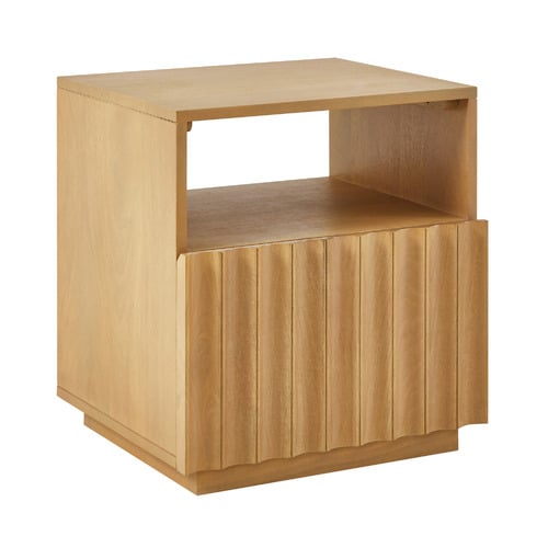 Mia Mango Wood Bedside Table | Temple & Webster