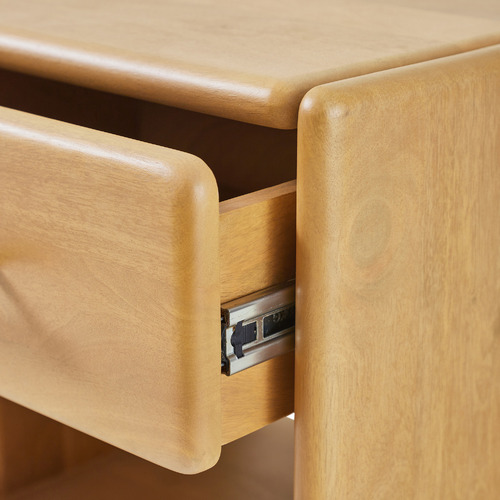 Temple & Webster Joey Mango Wood Bedside Table