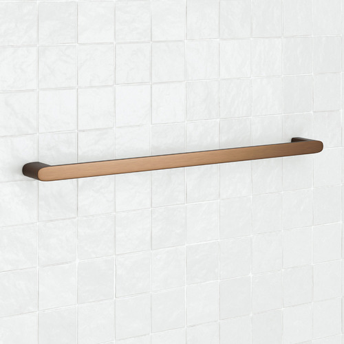 Clovelly 750mm Bronze Single Towel Rail | Temple & Webster