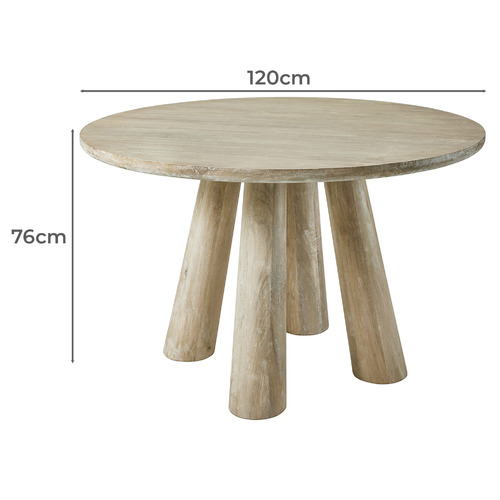 Temple & Webster Ashton Mango Wood Dining Table