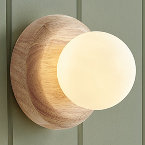 Howie Rubberwood Wall Light | Temple & Webster