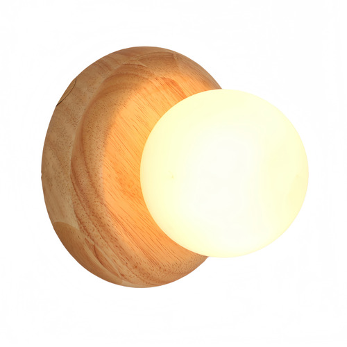 Howie Rubberwood Wall Light | Temple & Webster