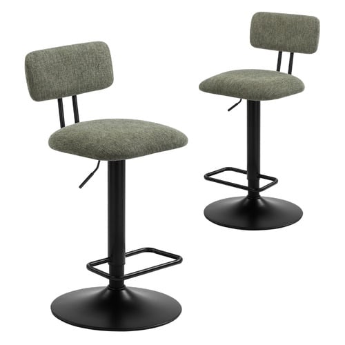 Temple & Webster Olive Denver Adjustable Bar Stools