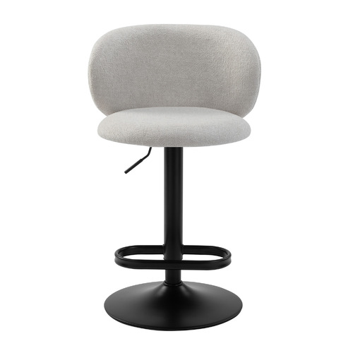 Temple & Webster Noel Boucle Adjustable Bar Stools