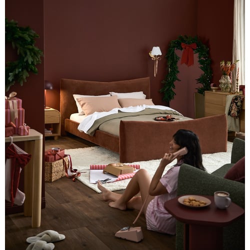 Temple & Webster Merlot Premium Hex Side Table