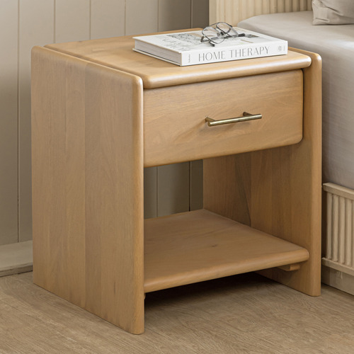 Temple & Webster Joey Mango Wood Bedside Table