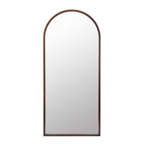 Temple & Webster Natural Timber Arched Full Length Mirror