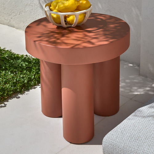 Temple & Webster Makkari Polystone Outdoor Side Table