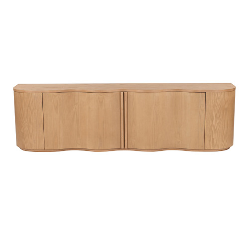 Temple & Webster Winnie Wavy 2 Door TV Unit