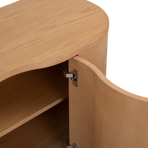 Temple & Webster Winnie Wavy 2 Door TV Unit