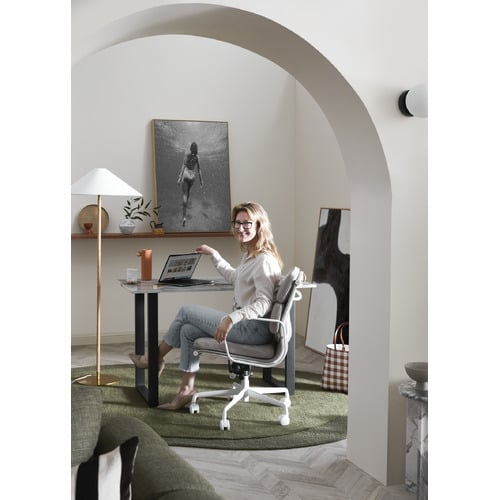 Temple & Webster Wenzel Rattan Floor Lamp