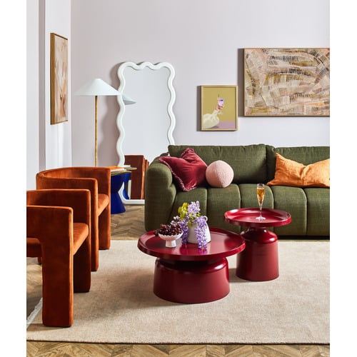 Temple & Webster Wenzel Rattan Floor Lamp