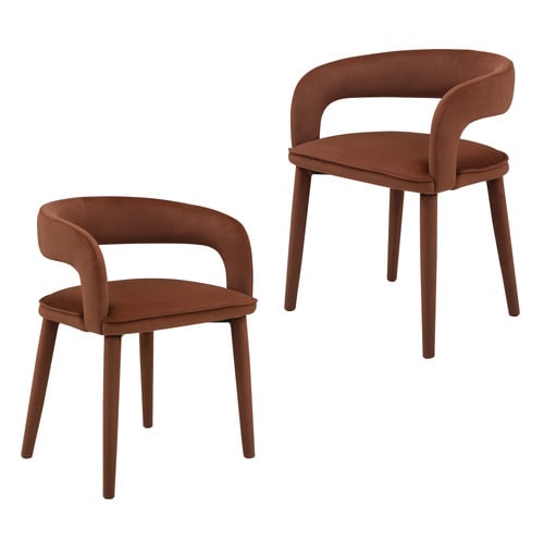 Temple & Webster Kristian Upholstered Dining Chairs