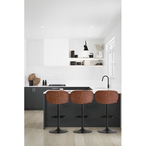 Temple & Webster Noel Boucle Adjustable Bar Stools