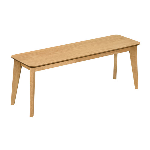 Temple & Webster Larsen Rubberwood Dining Bench