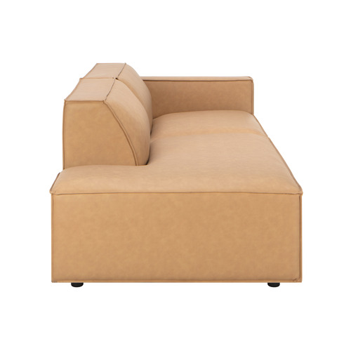 Temple & Webster Russo 4 Seater Upholstered Sofa with Chaise