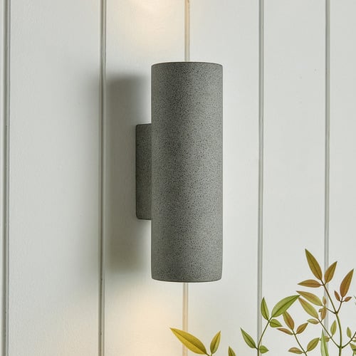 Temple & Webster Ambrose Terrazzo Outdoor Up-Down Wall Light