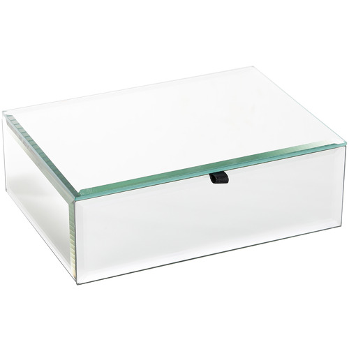 OneSixEightLondon Medium Florence Glass Jewellery Box & Reviews ...