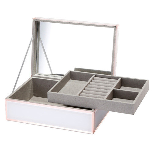 Sara Large Glass Jewellery Box | Temple & Webster
