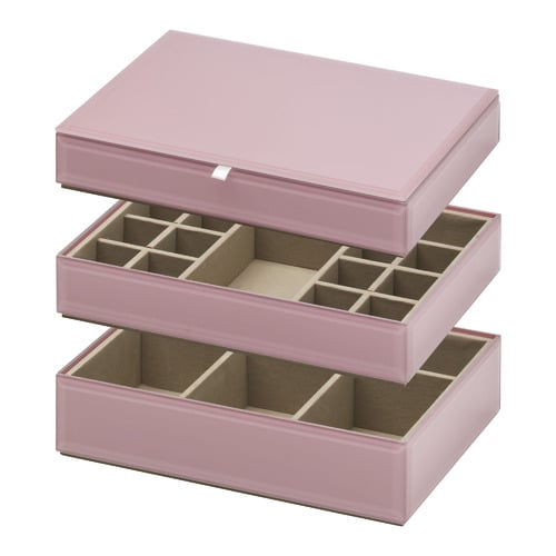 OneSixEightLondon 3 Piece Martina Stackable Jewellery Box Set | Temple ...