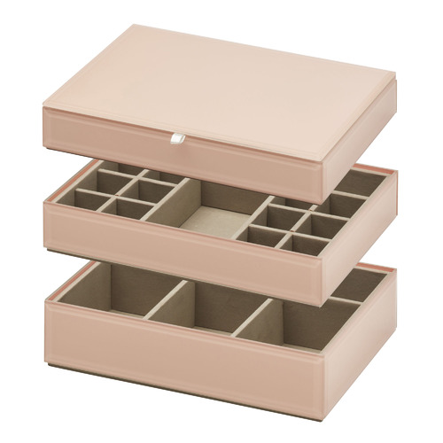 OneSixEightLondon 3 Piece Martina Stackable Jewellery Box Set | Temple ...