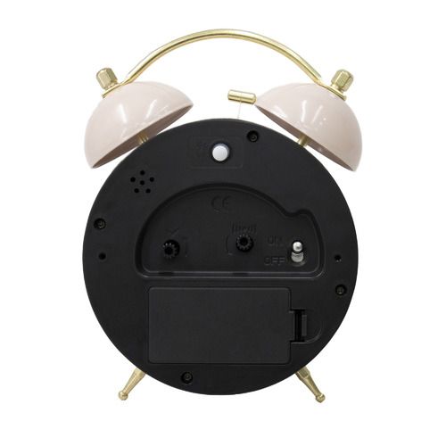 OneSixEightLondon Blush Learn the Time Metal Alarm Clock | Temple & Webster