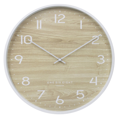 OneSixEightLondon Taylor Aluminium Silent Wall Clock | Temple & Webster