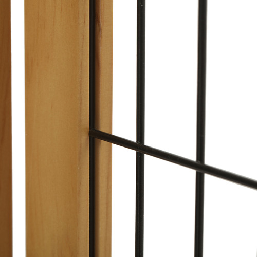 CharliesPetProduct 3 Panel Pine Wood Pet Gate | Temple & Webster