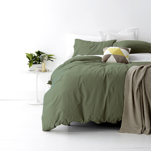 Chiswick Living Fern Cotton Quilt Cover Set | Temple & Webster