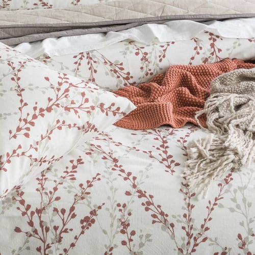 Chiswick Living Winter Berry Cotton Quilt Cover Set | Temple & Webster