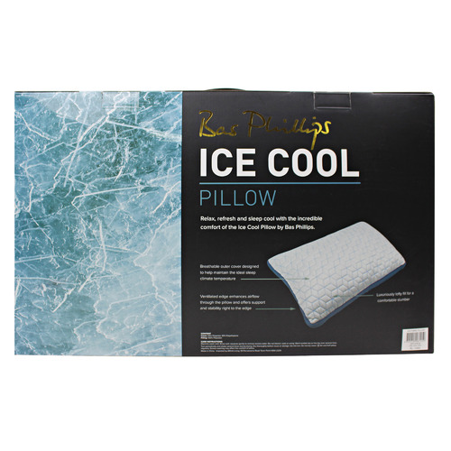 BasPhillips White Ice Cool Pillow | Temple & Webster
