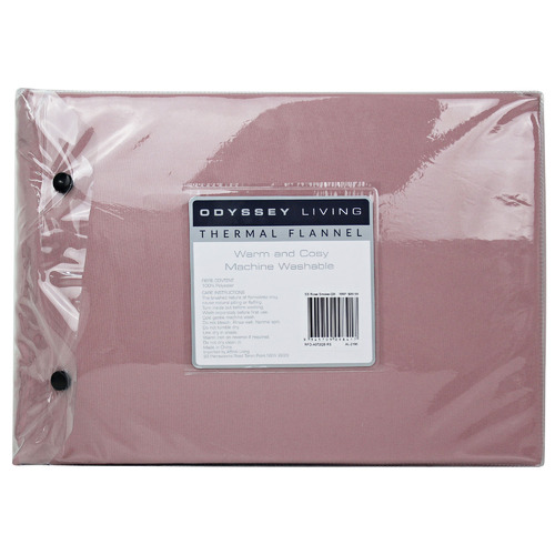 OdysseyLiving Plain Thermal Flannel Sheet Set | Temple & Webster