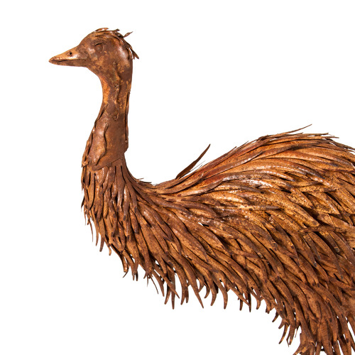 High St. XL Mum Emu Metal Outdoor Decor | Temple & Webster