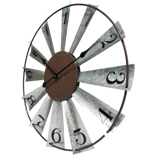 High St. 60cm Windmill Wall Clock | Temple & Webster
