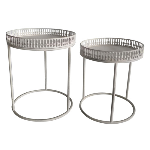 2 Piece Martinique Nesting Side Table Set | Temple & Webster