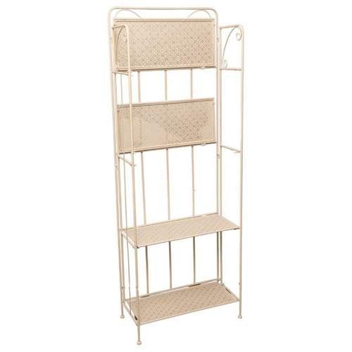High St. Aspen 4 Tier Iron Shelving Unit | Temple & Webster