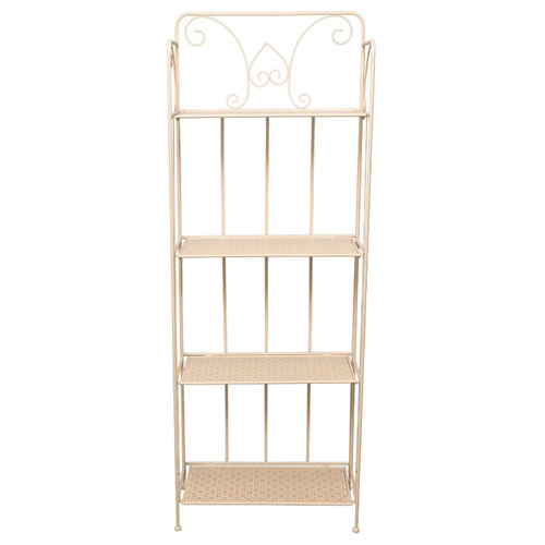 High St. Aspen 4 Tier Iron Shelving Unit | Temple & Webster