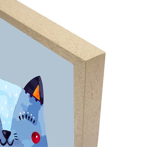 BelleAvenue Blue Cat Wall Art | Temple & Webster
