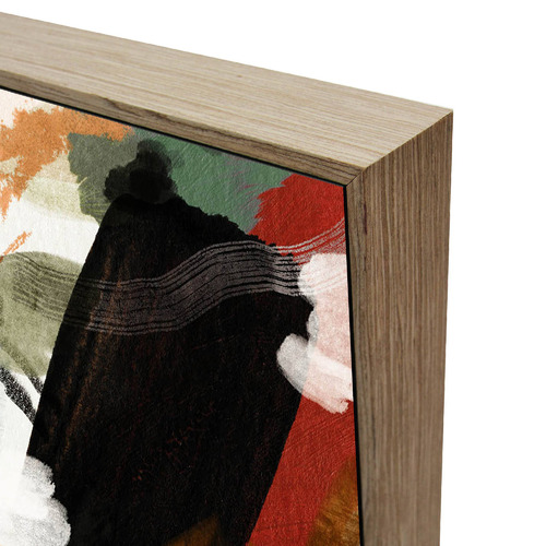 Compass Abstract Framed Canvas Wall Art | Temple & Webster