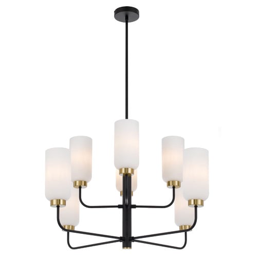 Bright Sea Lighting Jaramillo 8 Light Metal & Glass Pendant | Temple ...