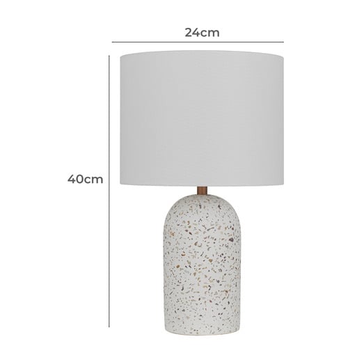 Bright Sea Lighting Shannon Terrazzo Table Lamp | Temple & Webster