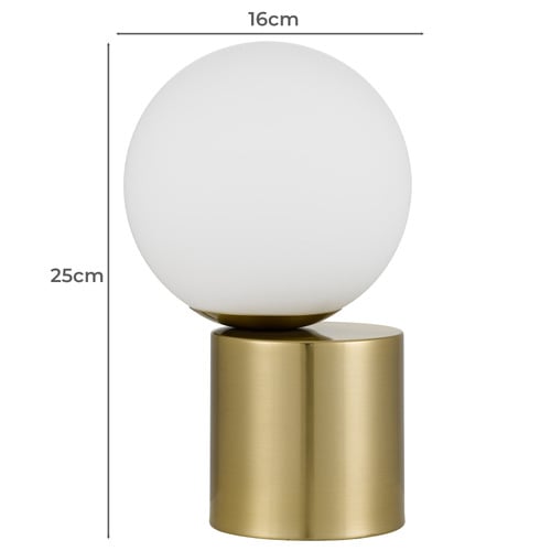 Bright Sea Lighting 25cm Maxim Touch Table Lamp | Temple & Webster