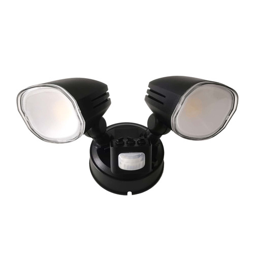 Ikeda 2 Light LED Security Light with Sensor | Temple & Webster