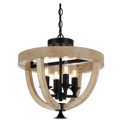 Tokig 2-in-1 Iron Pendant Light | Temple & Webster