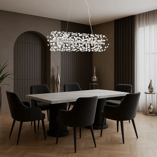 Bright Sea Lighting Uriah Chrystal 9 Light Pendant | Temple & Webster