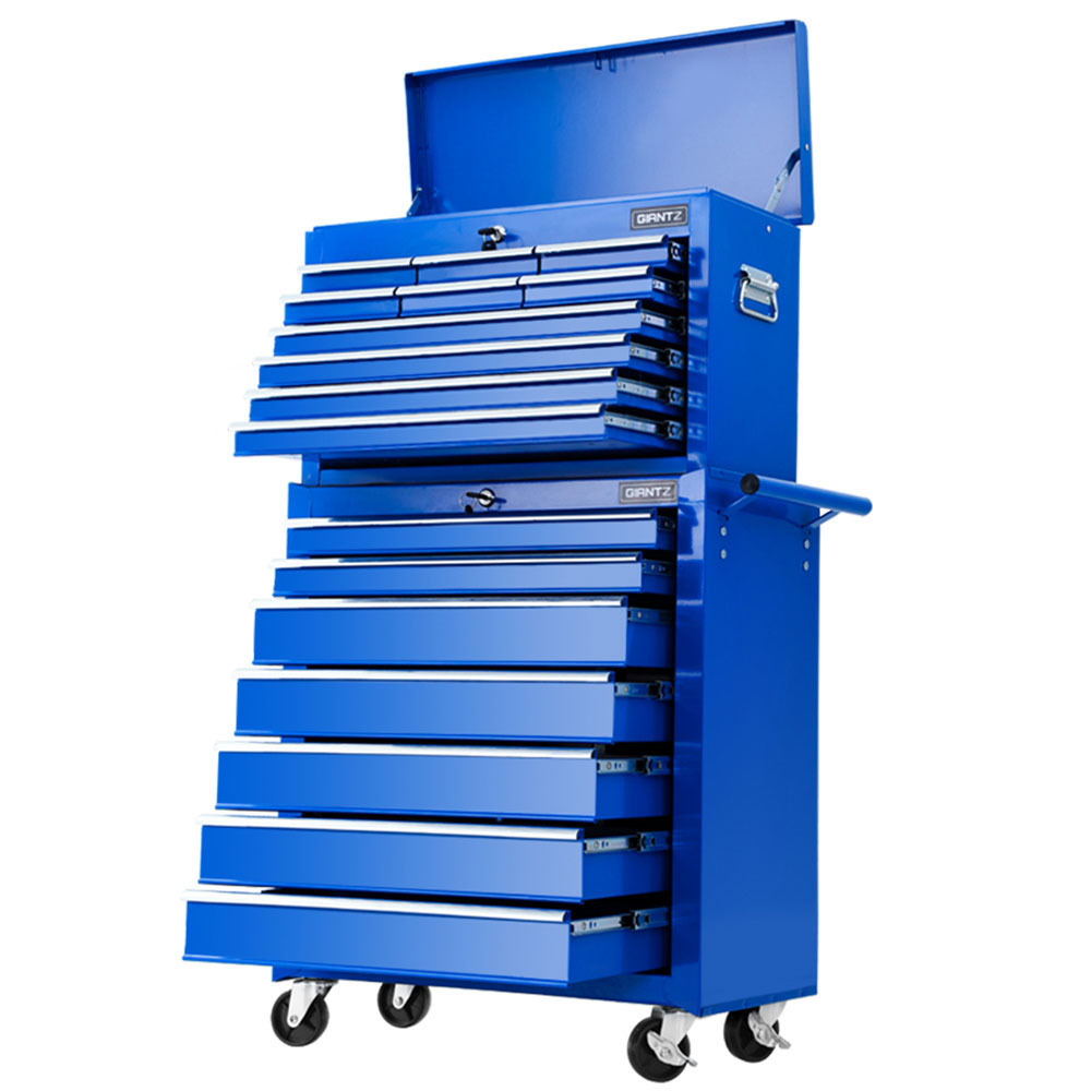 Dwell Home Soren 17 Drawer Tool Chest Trolley | Temple & Webster