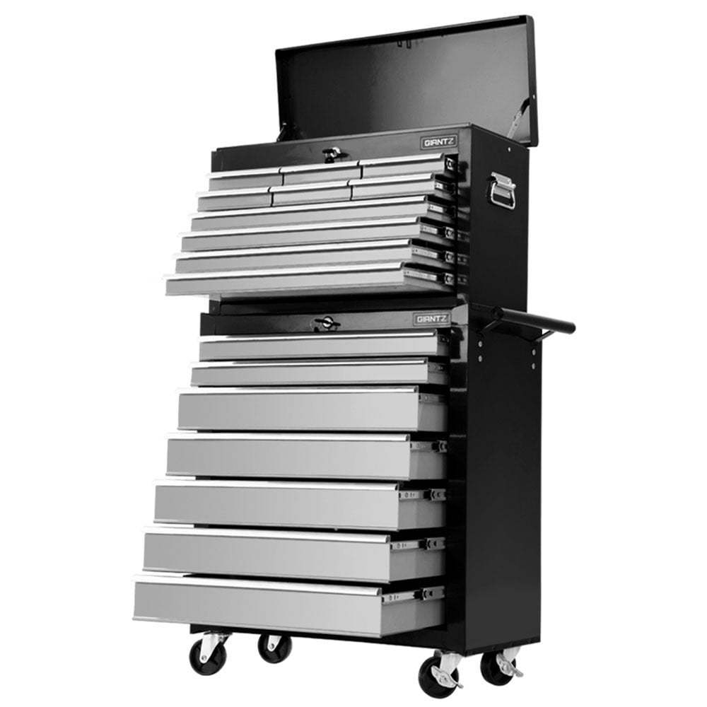 Dwell Home Soren 17 Drawer Tool Chest Trolley | Temple & Webster